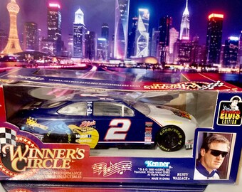 Rusty Wallace NASCAR Vintage Diecast Car Number 2 Miller Lite Winners ...