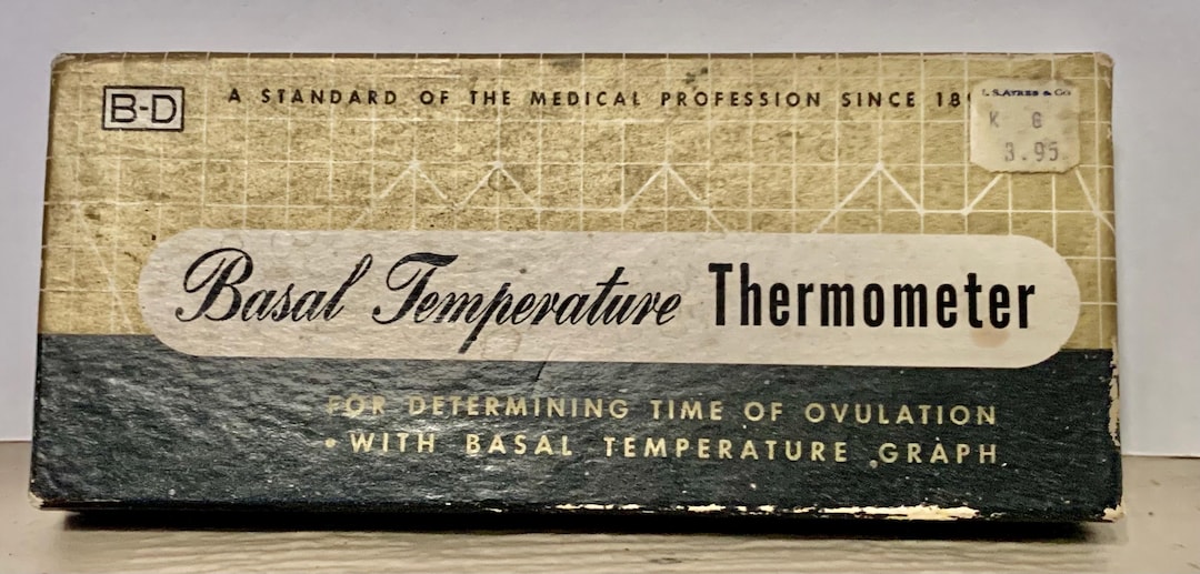 Vintage Basal Temperature Thermometer From 1957. Benton, Dickinson ...