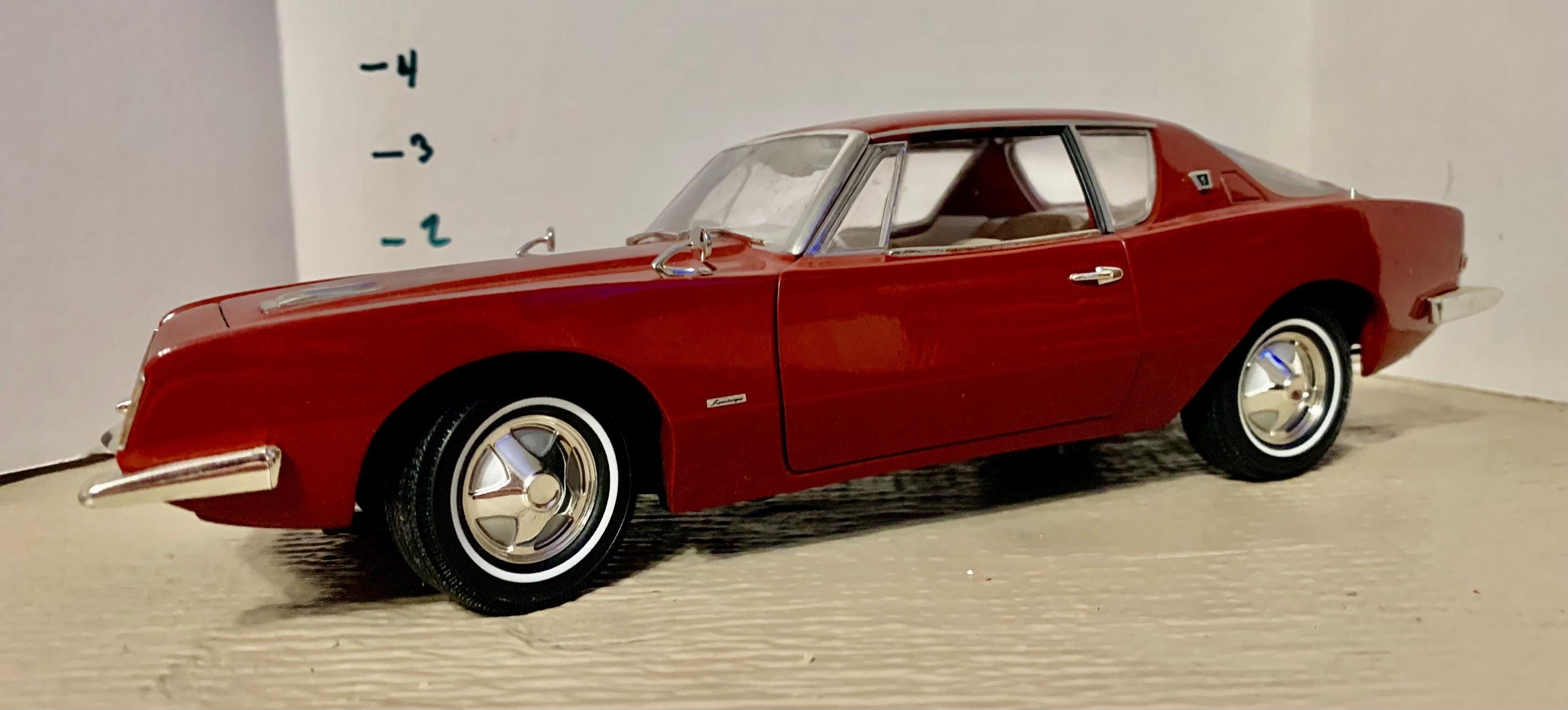 1:18 Scale Model of a 1960 Studebaker Avanti. A Car That Was Way Ahead ...