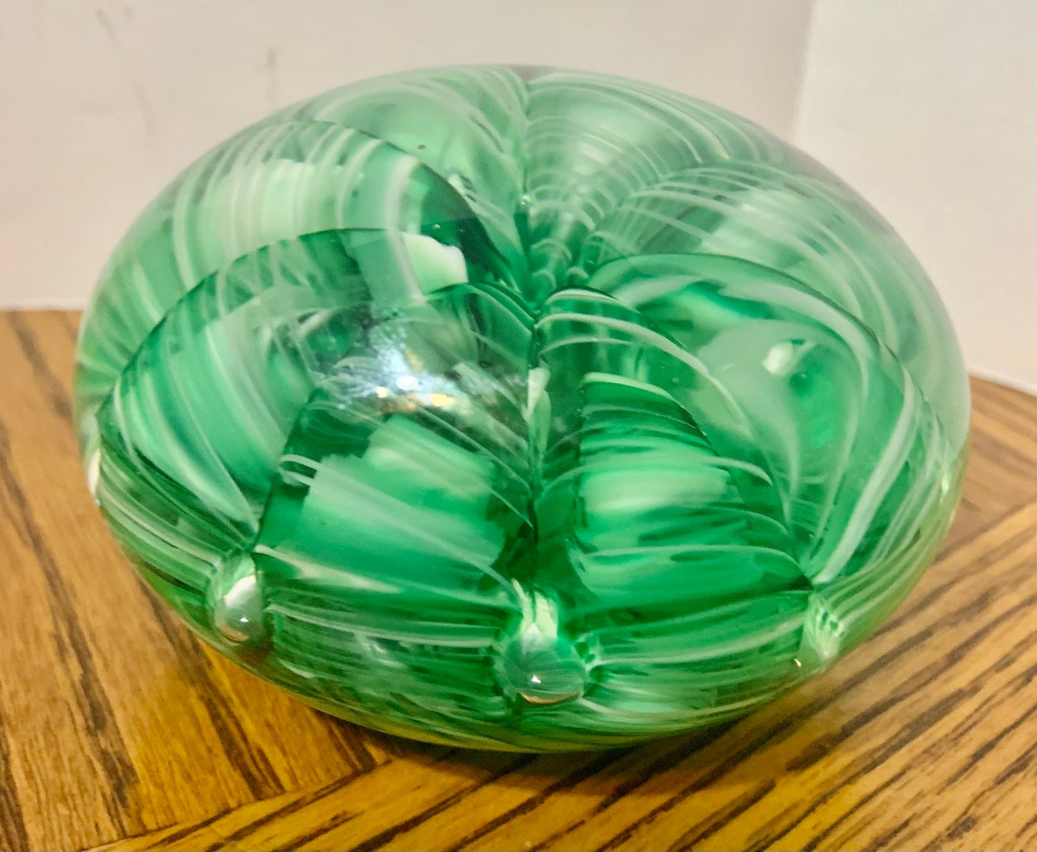 Hand-blown Vintage Paperweight by Joe Rice - Etsy