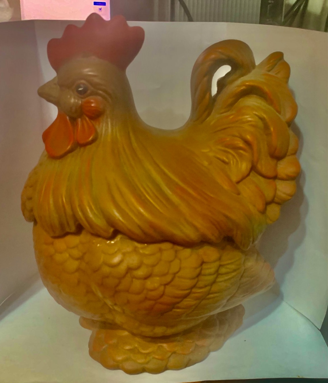 Ceramic Chicken Cookie Jar From 1972 Made With the Atlantic - Etsy