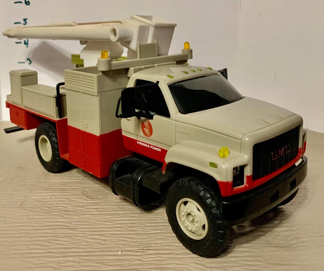 A Scale Model of a GMC Topkick Bucket Truck. This is Dressed up a ...
