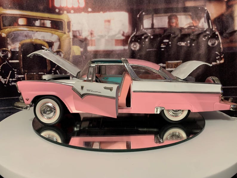 1:18 Scale Model of One of the 1955 Ford Fairline Crown Victoria 2 Door ...