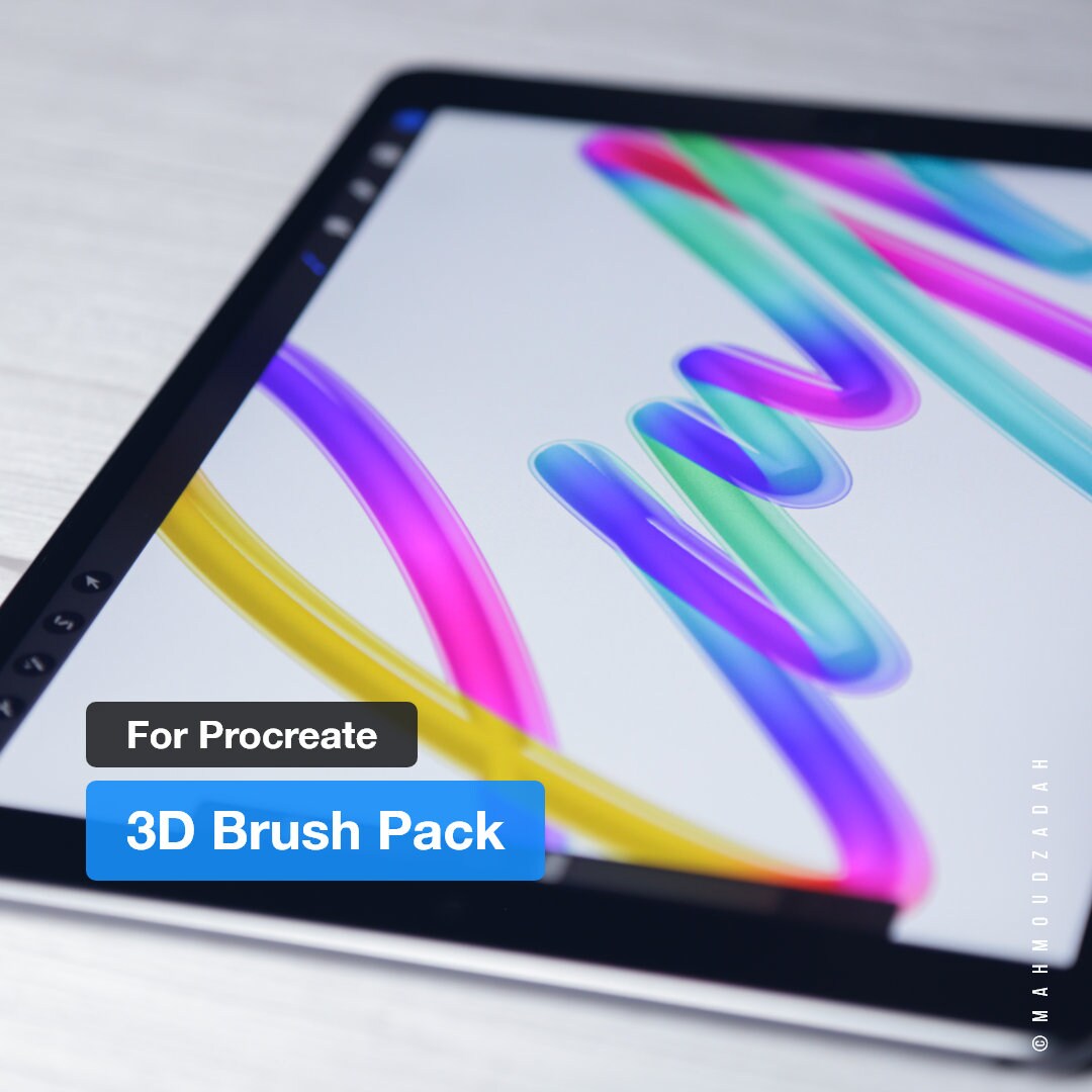3D Brush Pack for Procreate | Etsy