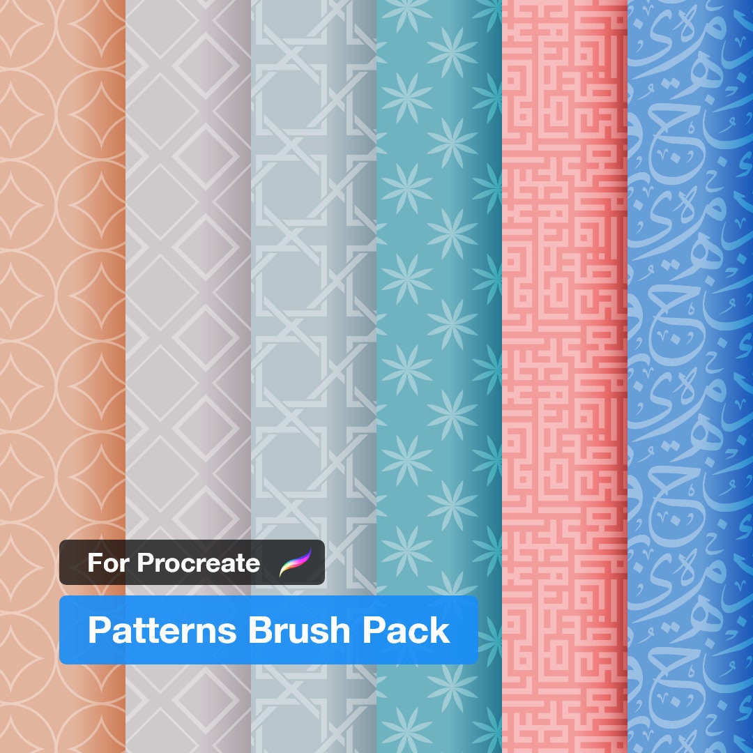 Arabic Calligraphy Patterns Brushes for Procreate - Etsy