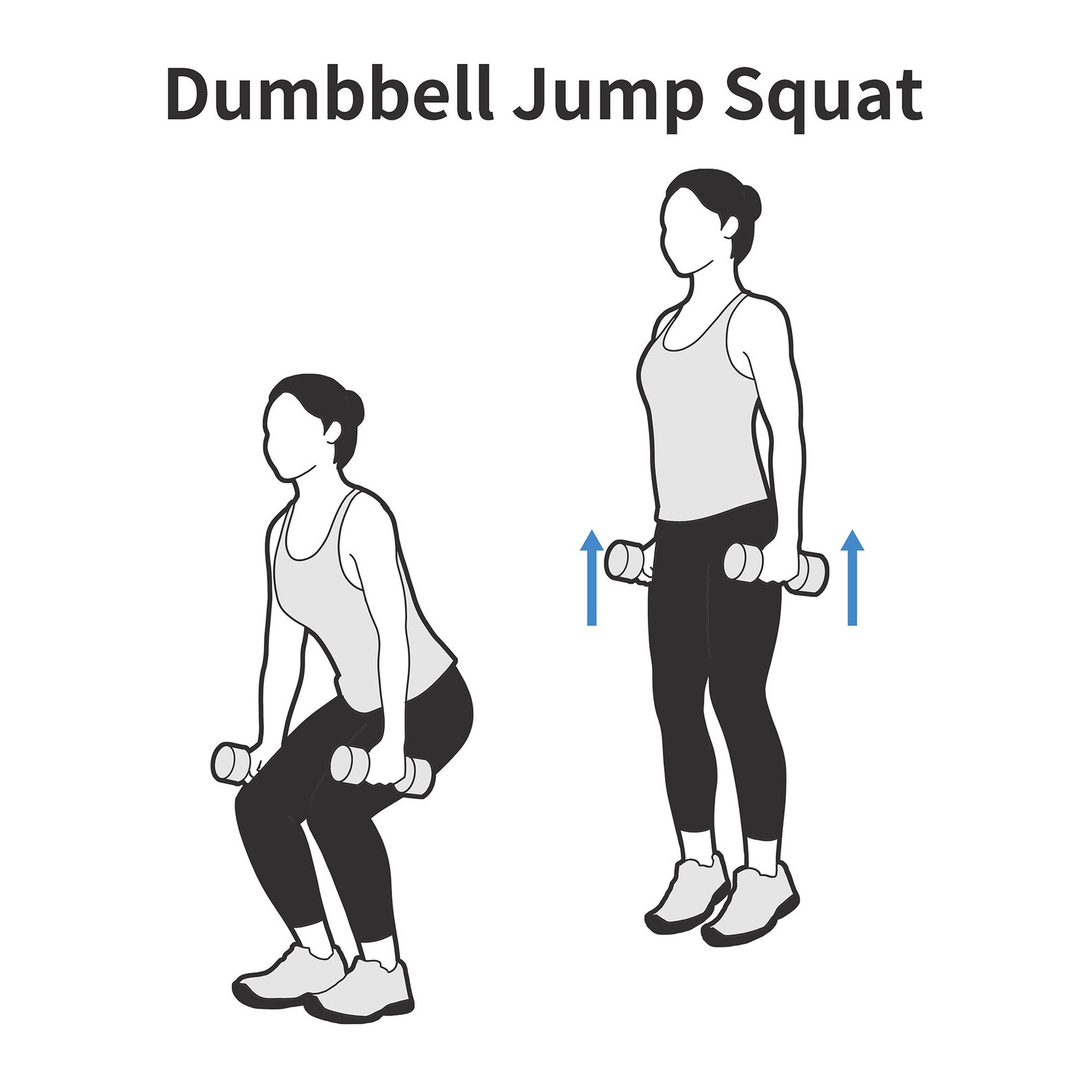 38 Types of Dumbbell Exercise Illustrations and 1 Type of Poster File ...