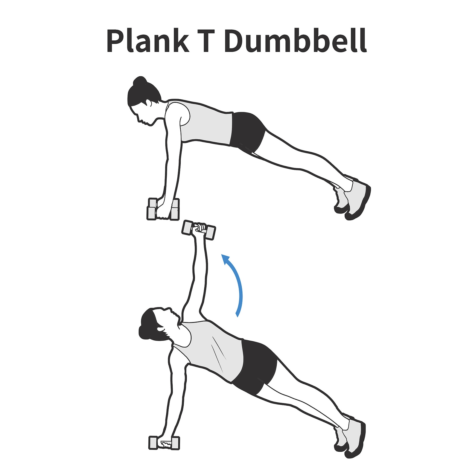 38 Types of Dumbbell Exercise Illustrations and 1 Type of Poster File ...