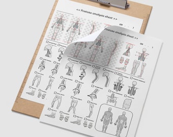 Anatomical Loction Teaching Paper Design A4 Jpg File(300dpi) - Etsy