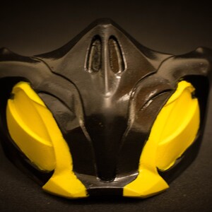 Fiery Grandmaster Scorpion Mask Mortal Kombat 11 - Etsy