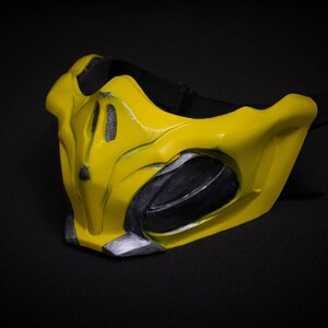 Fiery Grandmaster Scorpion Mask Mortal Kombat 11 - Etsy