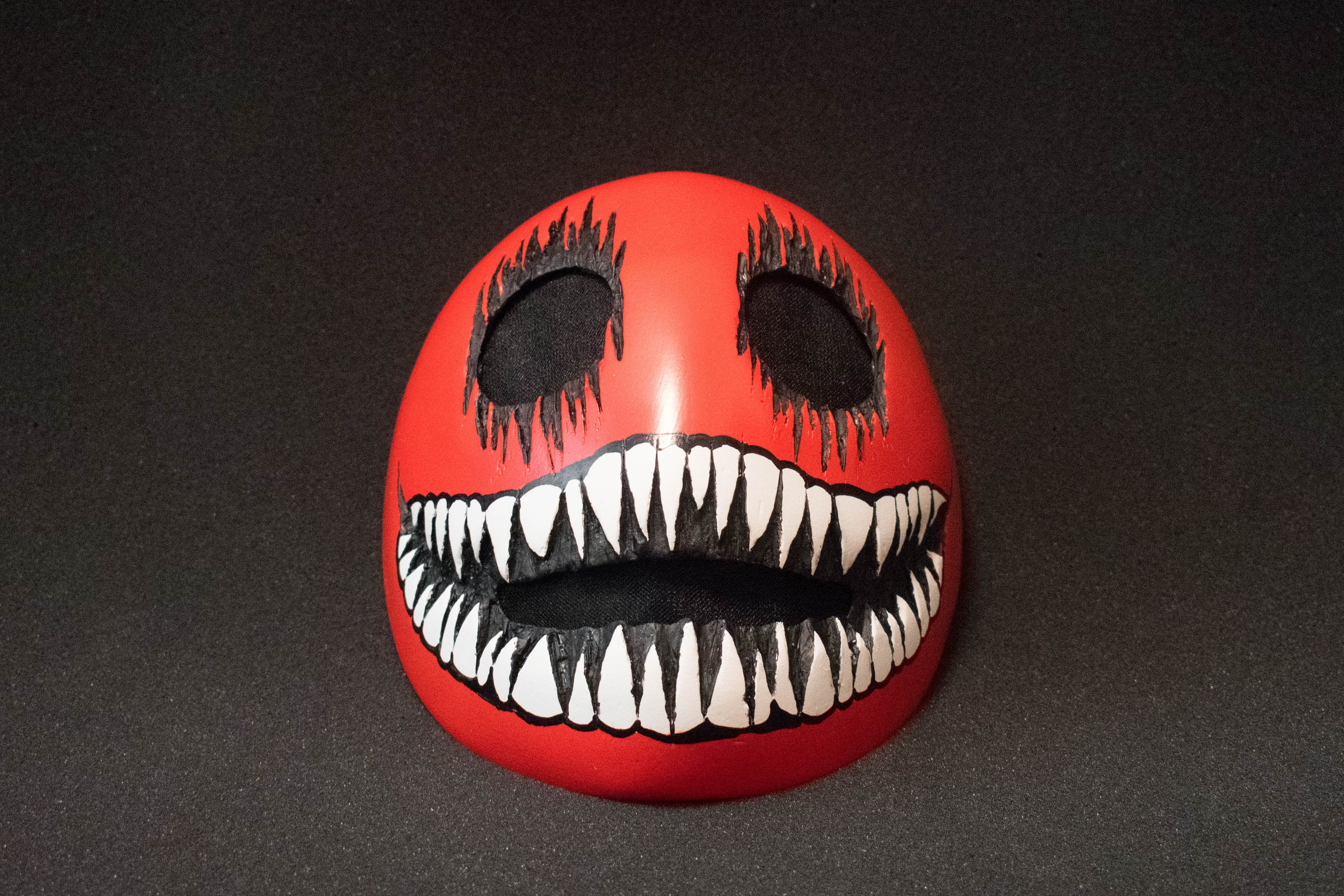Red Devil Smile Mask - Etsy