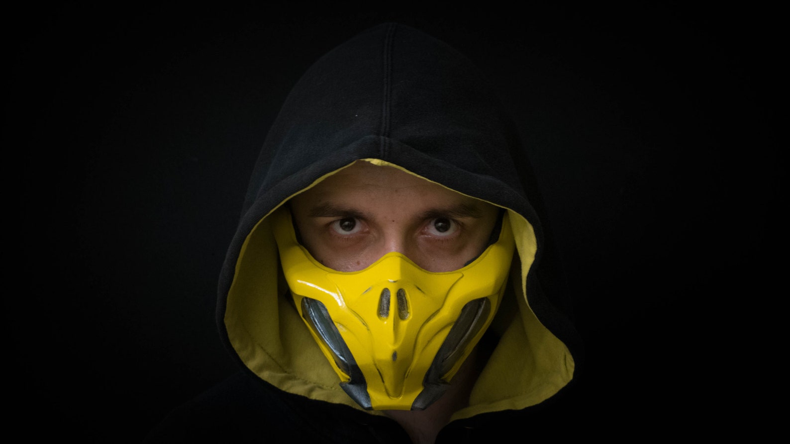 Fiery Grandmaster Scorpion Mask Mortal Kombat 11 - Etsy