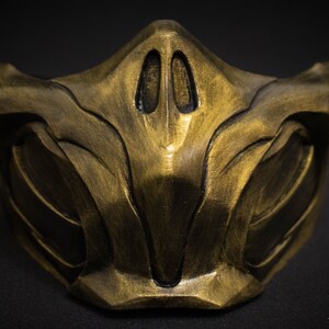 Fiery Grandmaster Scorpion Mask Mortal Kombat 11 - Etsy