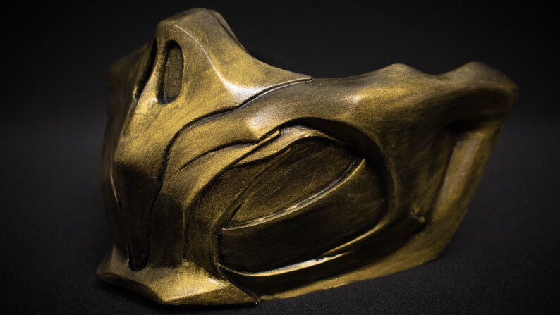 Fiery Grandmaster Scorpion Mask Mortal Kombat 11 - Etsy