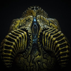 Gold Devil Mask for Cosplay in Halloween - Etsy