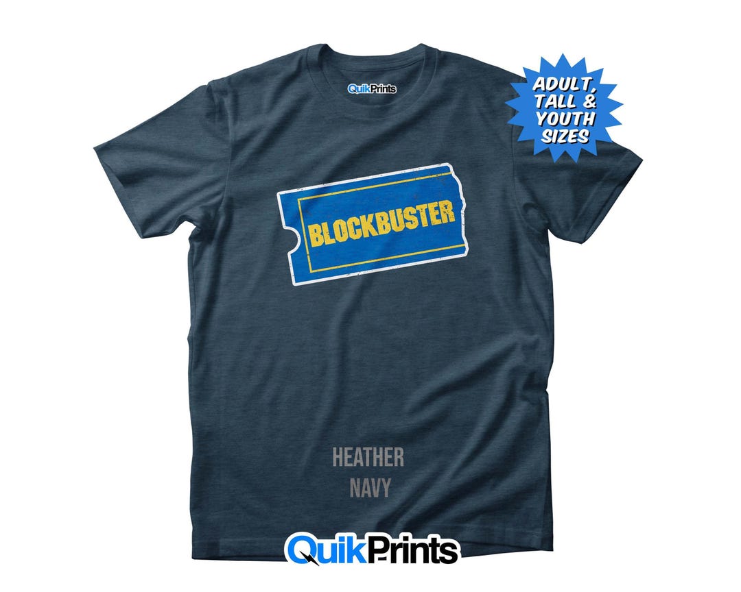 Blockbuster Video Shirt (vintage Print) - Premium T-shirt - Adult, Tall ...
