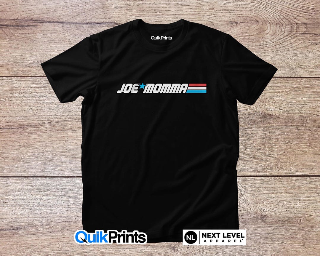 Joe Momma - GI Joe Parody Logo - Premium T-shirt - Etsy