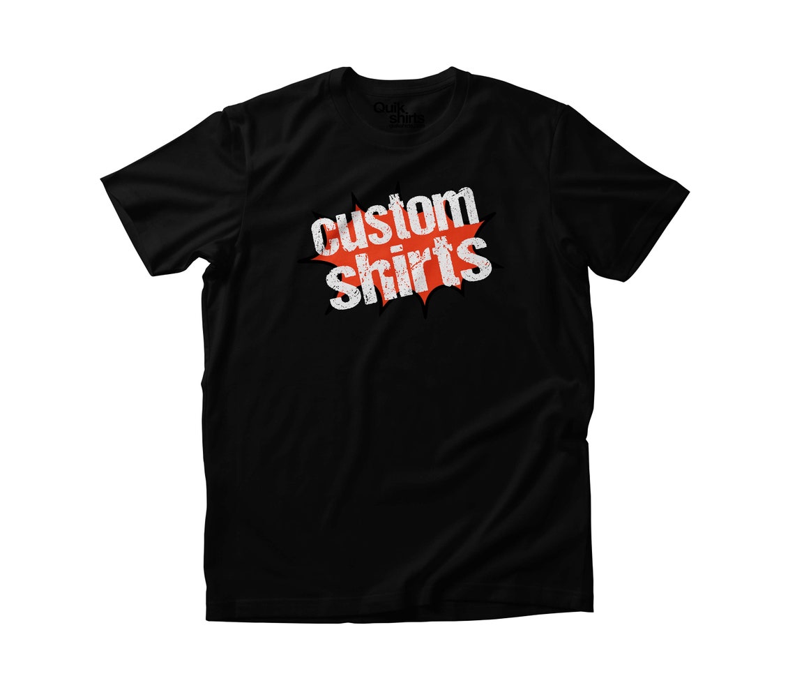 Custom Premium T-shirts Full Color Digital Adult Tall and - Etsy