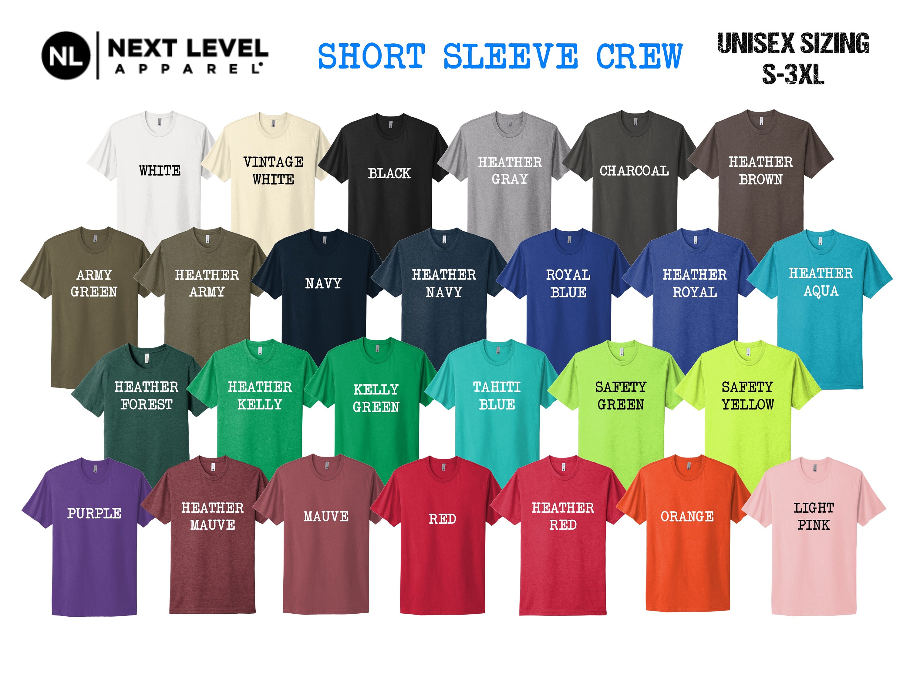 Custom Premium T-shirts Full Color Digital Adult Tall and - Etsy