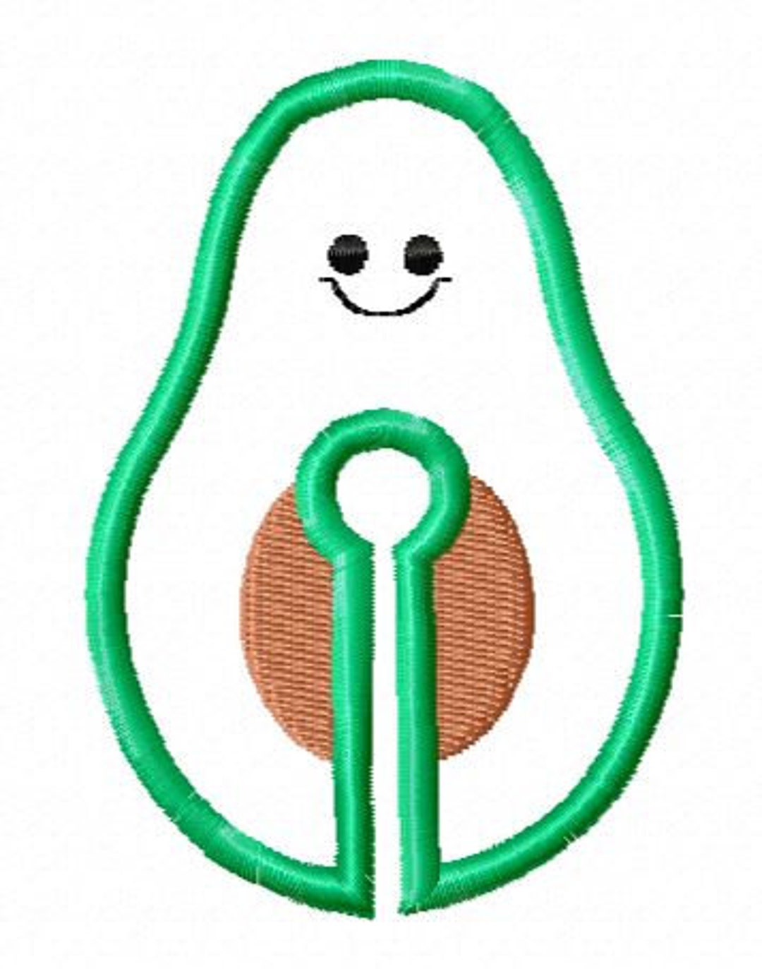 Avacado Shape G-tube Pad Design - 4x4 Hoop - Etsy