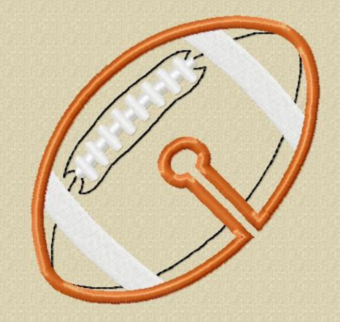 Football G-tube Pad Design - 4x4 - Etsy