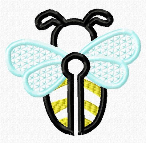 Bee G-tube Pad Design - 4x4 - Etsy