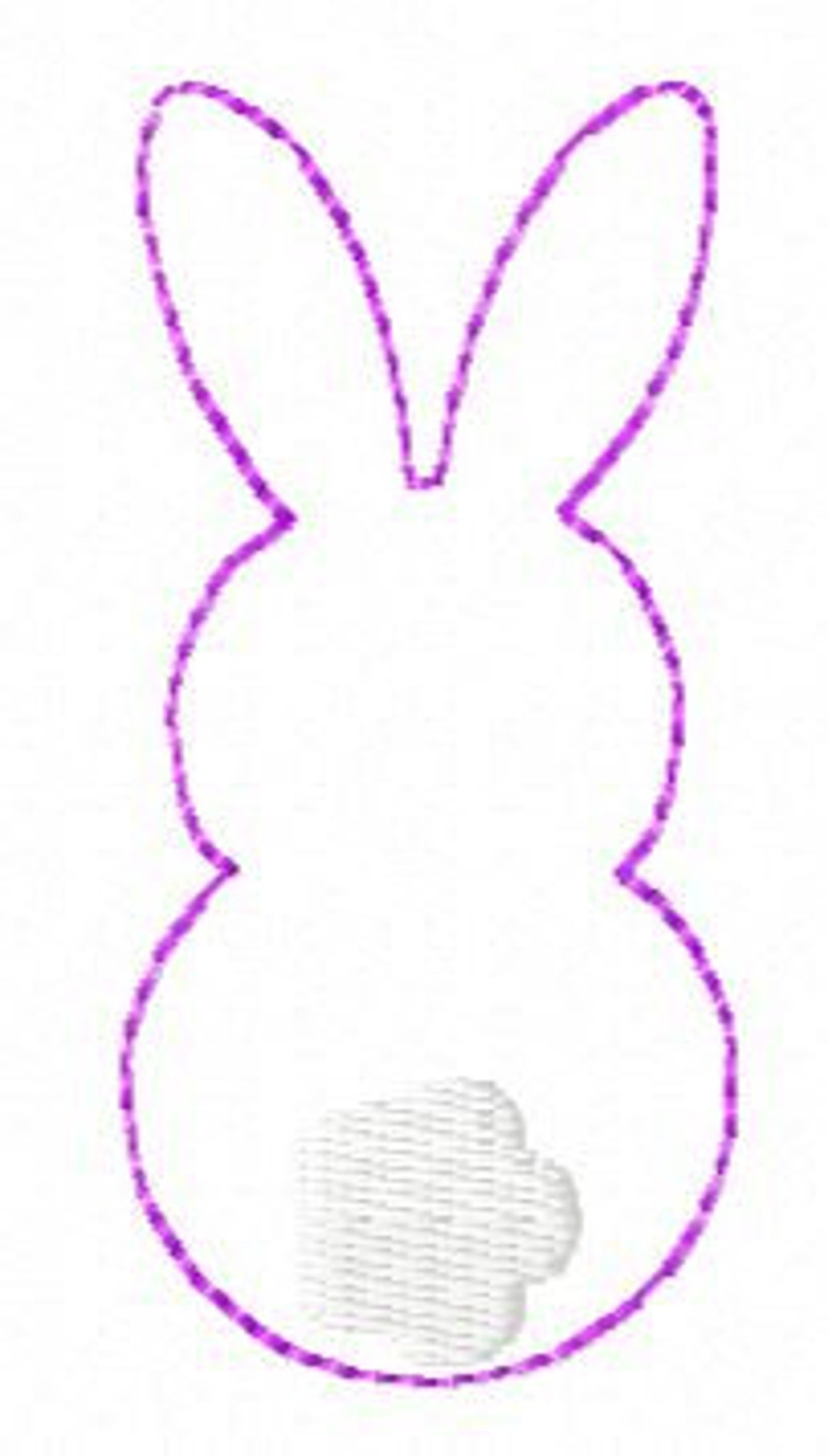 Peep Tail Feltie Machine Embroidery Design- 4x4 Hoop - Etsy