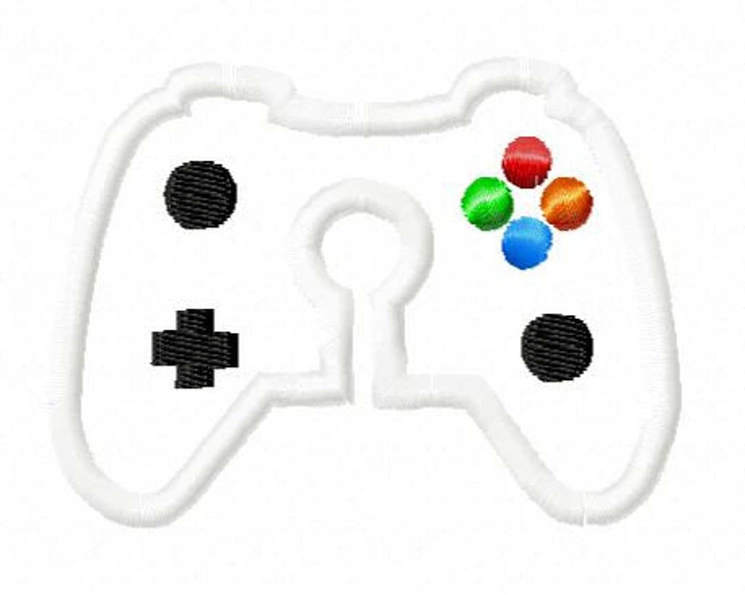 Game Controller G-tube Pad Design - 4x4 Hoop - Etsy