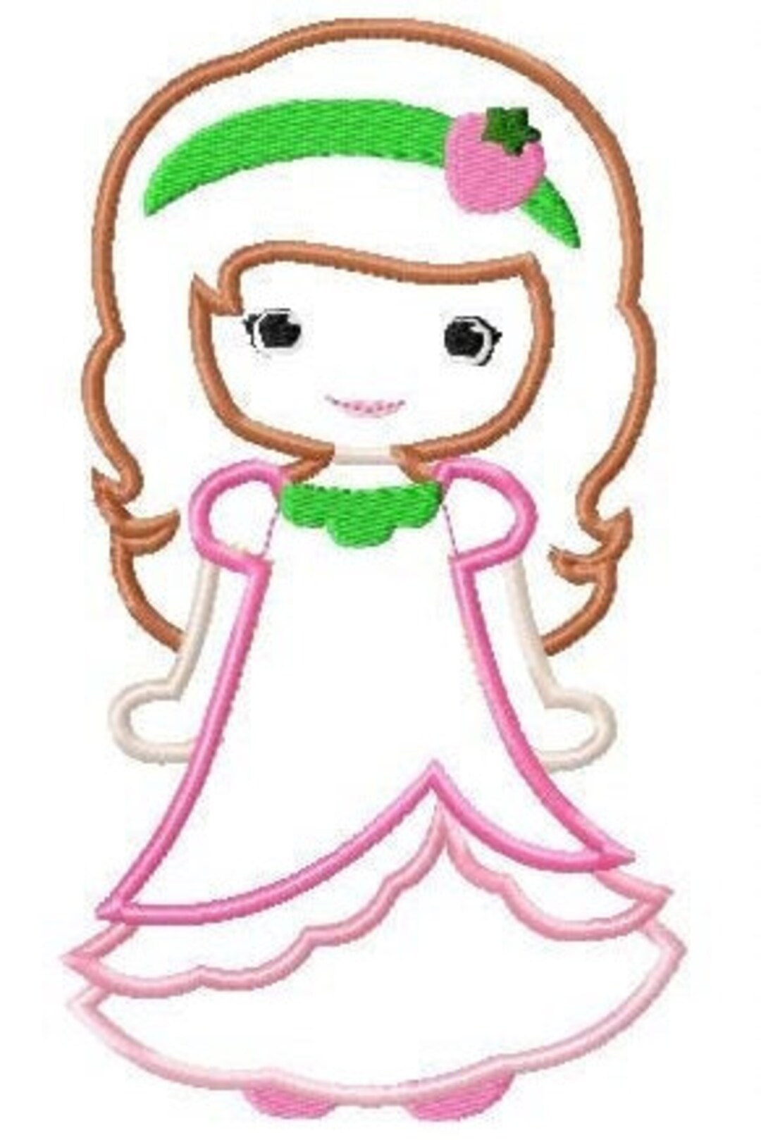 Dolly Embroidery Applique Design- 4x4 & 5x7 - Etsy