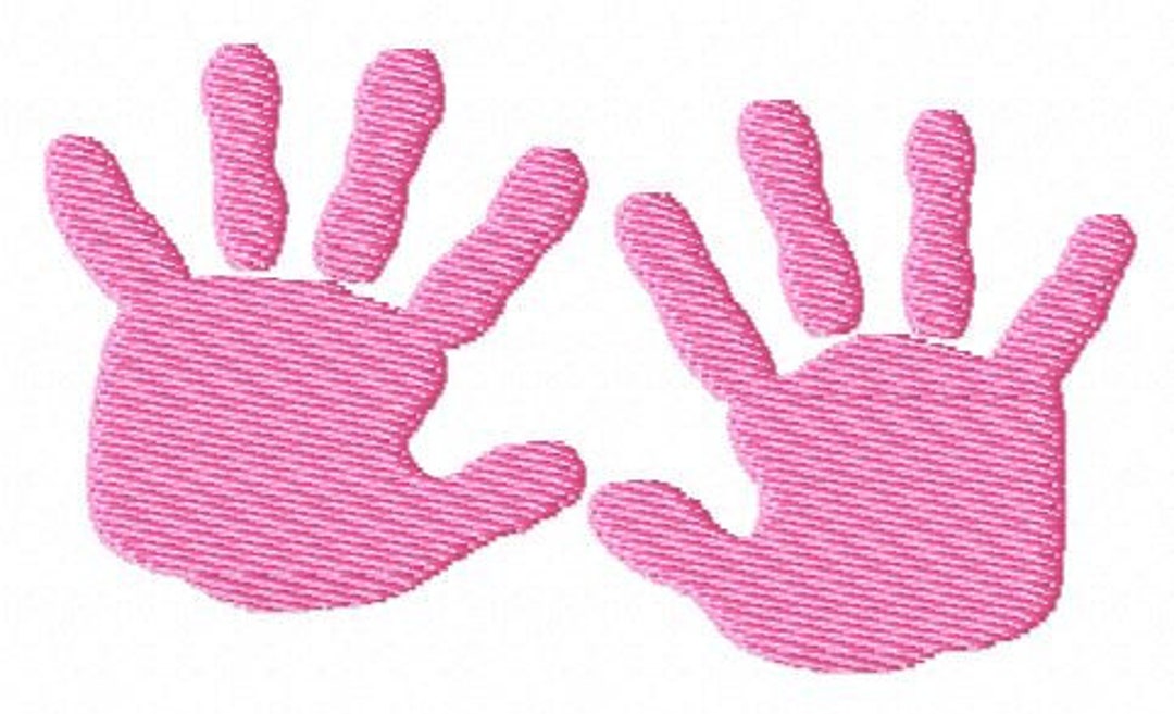 Baby Hands Machine Embroidery Design: Mini Newborn Hands (digital File ...