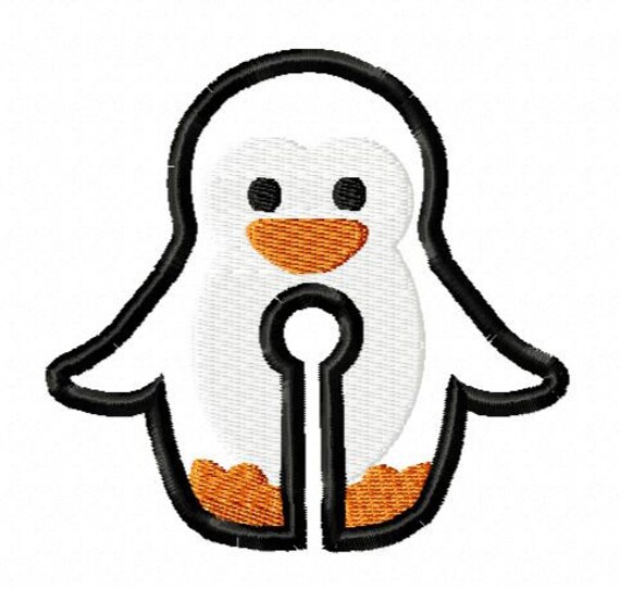 Penguin G-tube Pad Design 4x4 | Etsy