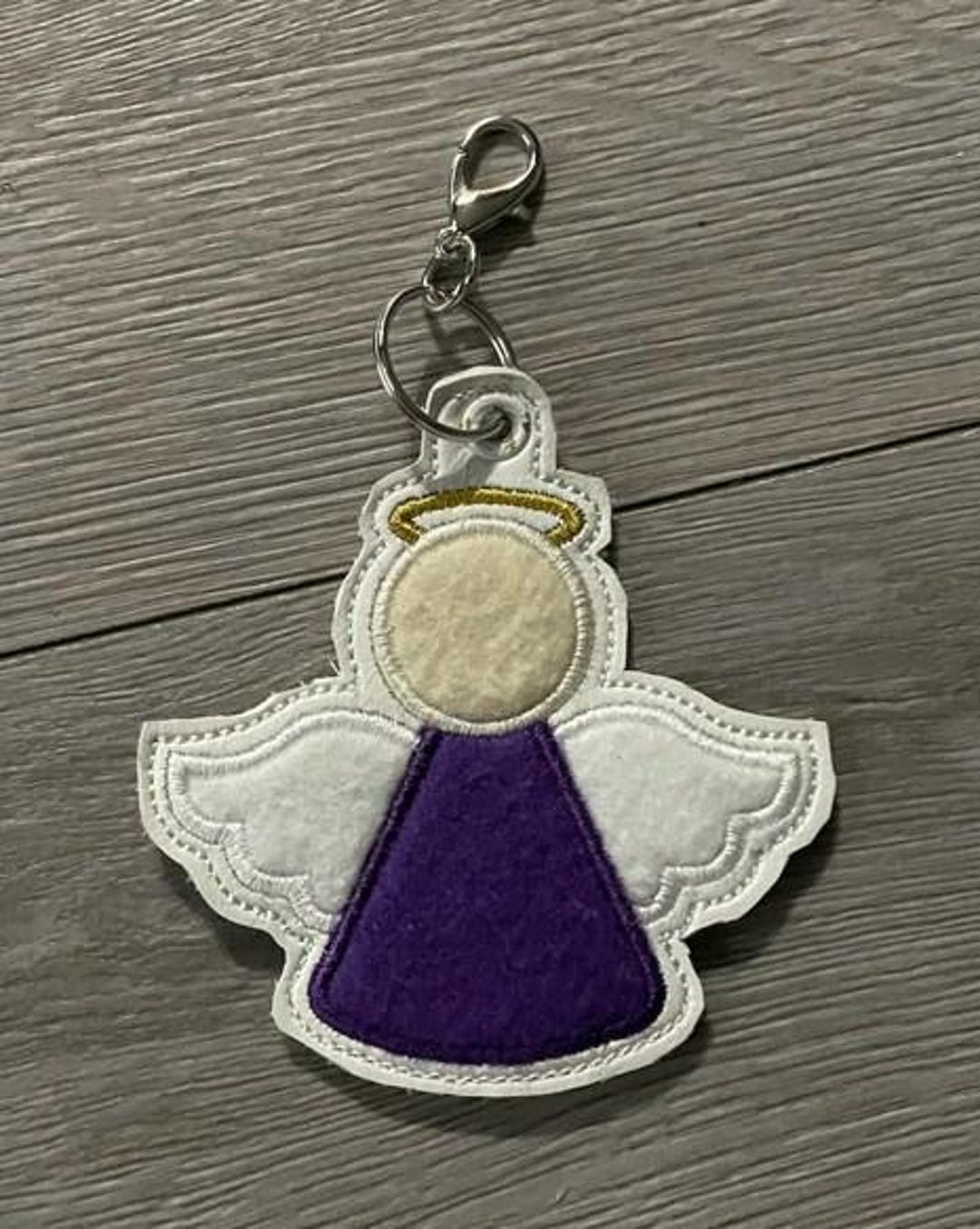ITH Angel Key Fobs - 2 Versions (4x4 Hoop) - Etsy
