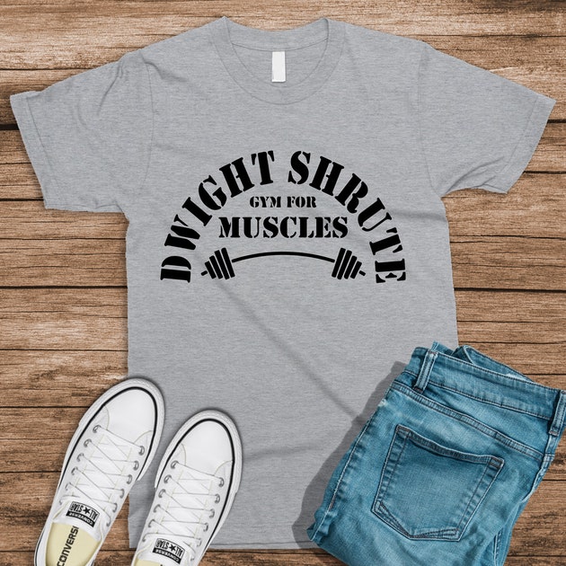 Dwight Shrute Gym For Muscles, Dwight Schrute, The Office, The Office Merch