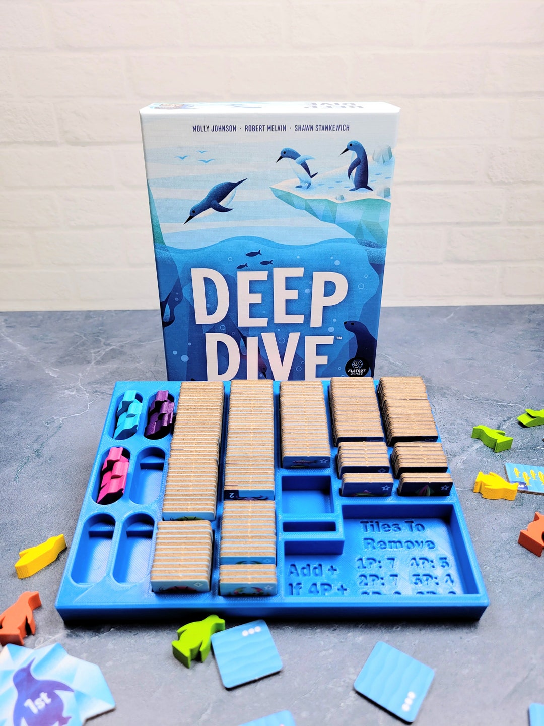 Deep Dive Board Game Insert Organizer Trays 3d-printed - Etsy