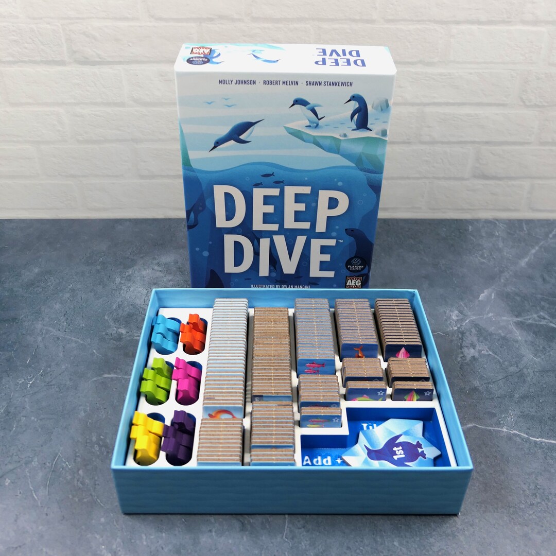 Deep Dive Board Game Insert Organizer Trays 3d-printed - Etsy