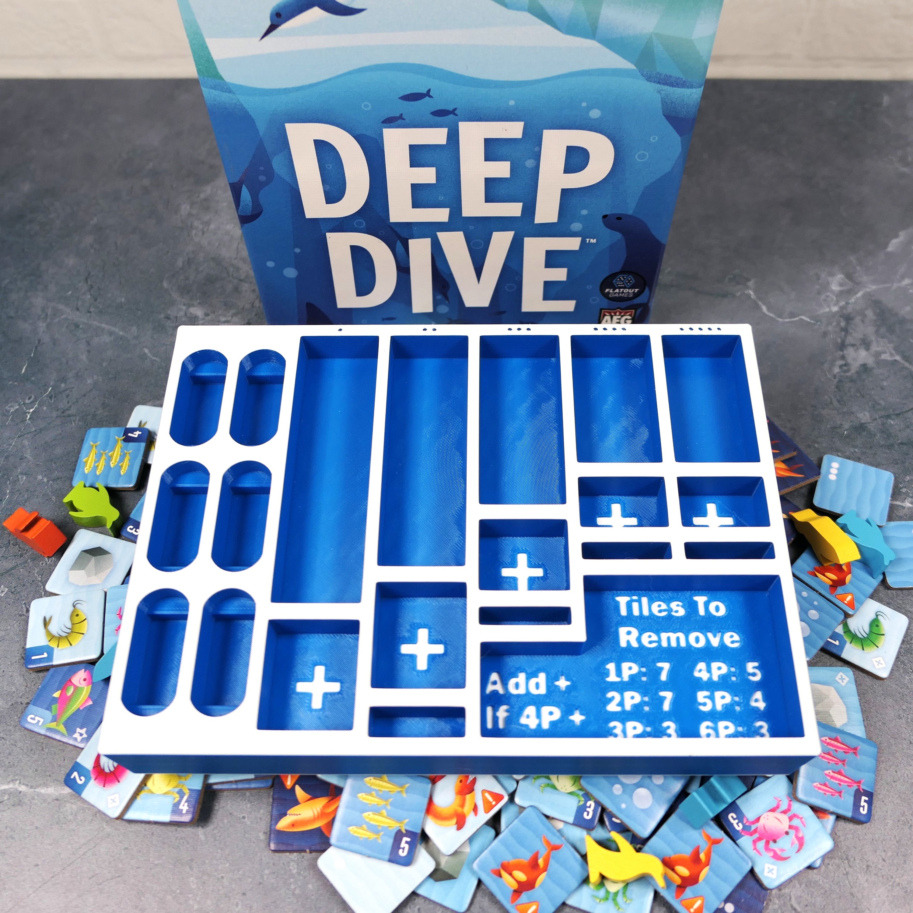 Deep Dive Board Game Insert Organizer Trays 3d-printed - Etsy