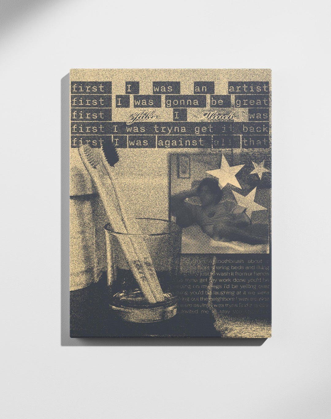 First I Was by Jake Minch Poster 8x10" - Etsy