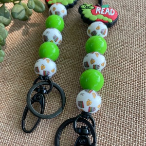 Book Worm Read, Reading, Apple READ Teacher Lanyard for Student Teacher ...