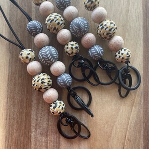 Modern Minimalist Simple Neutral Lanyard for Teachers, School ...