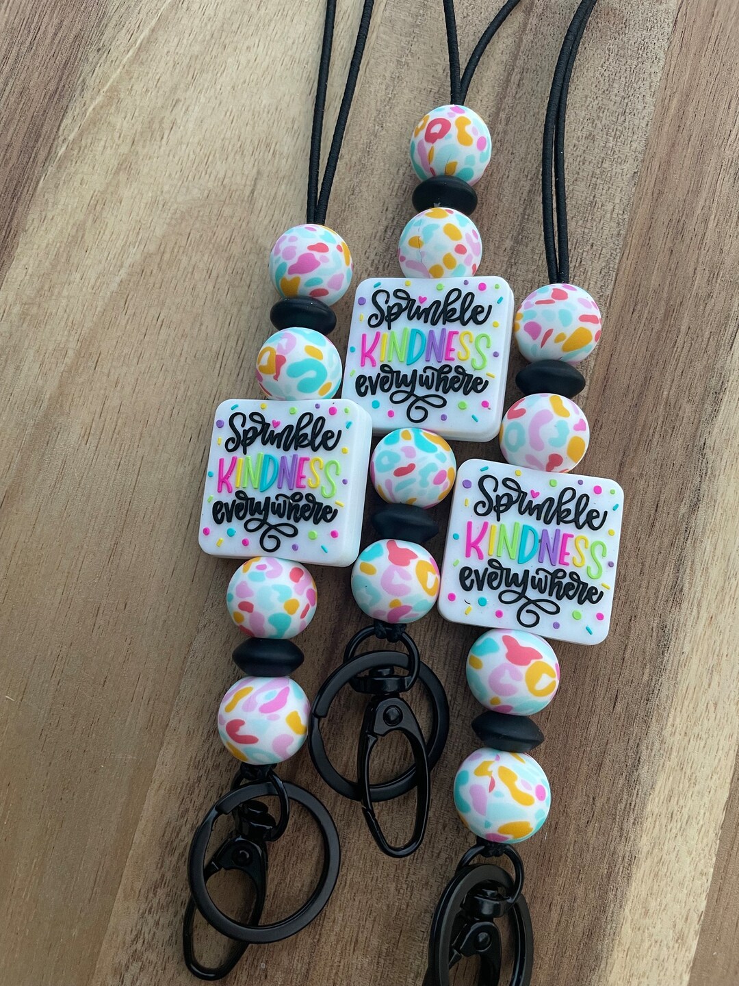 Sprinkle Kindness Everywhere With Colorful Leopard Beads Stretchy ...