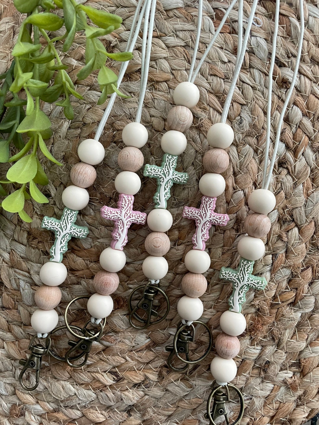 Tree of Life, Jesus, Cross, Faith Soft Blush or Sage Boho Colors ...