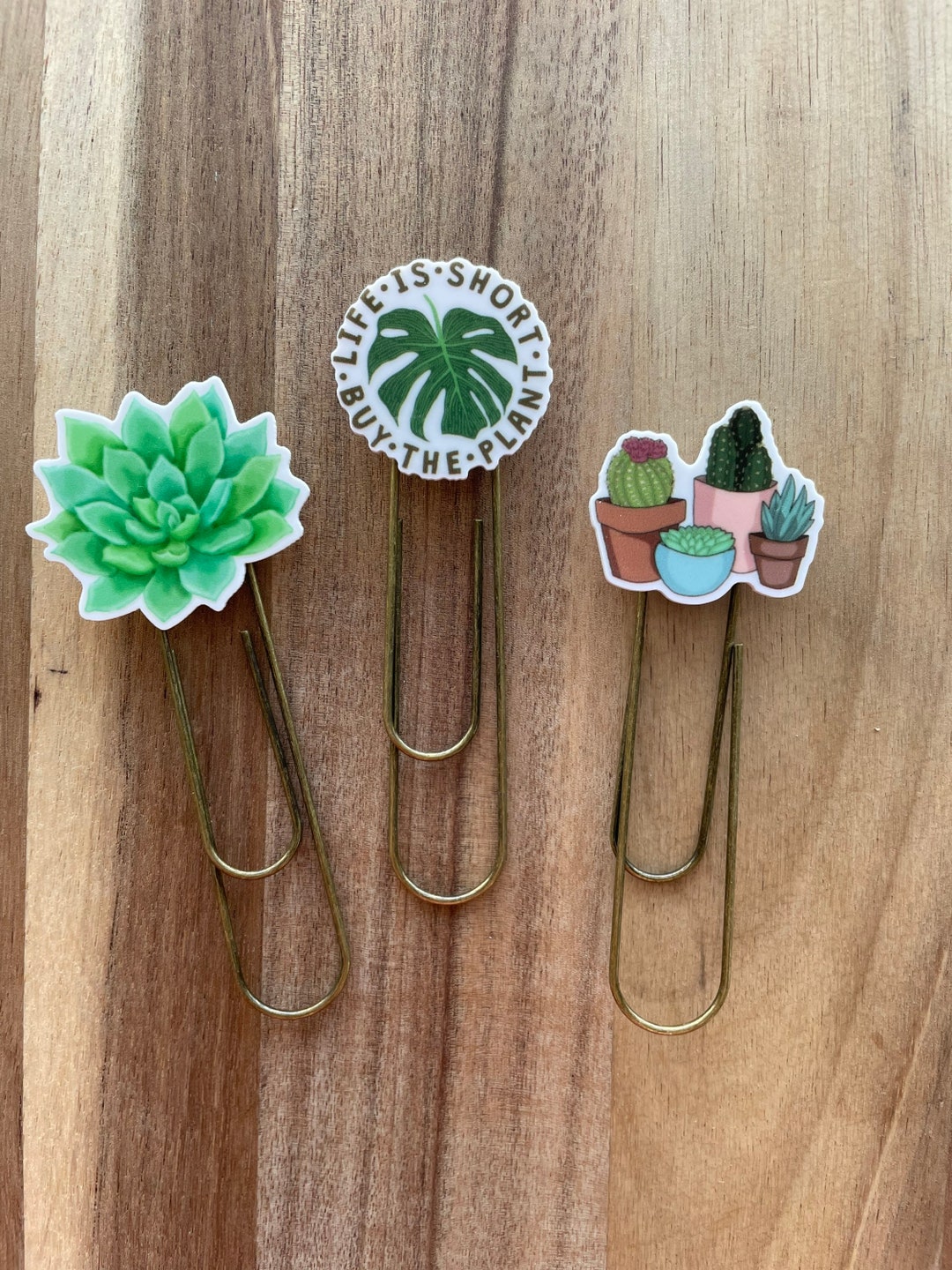 Set of Three Plant Mama, Succulent, Monstera, Cactus, Gardener Paper ...