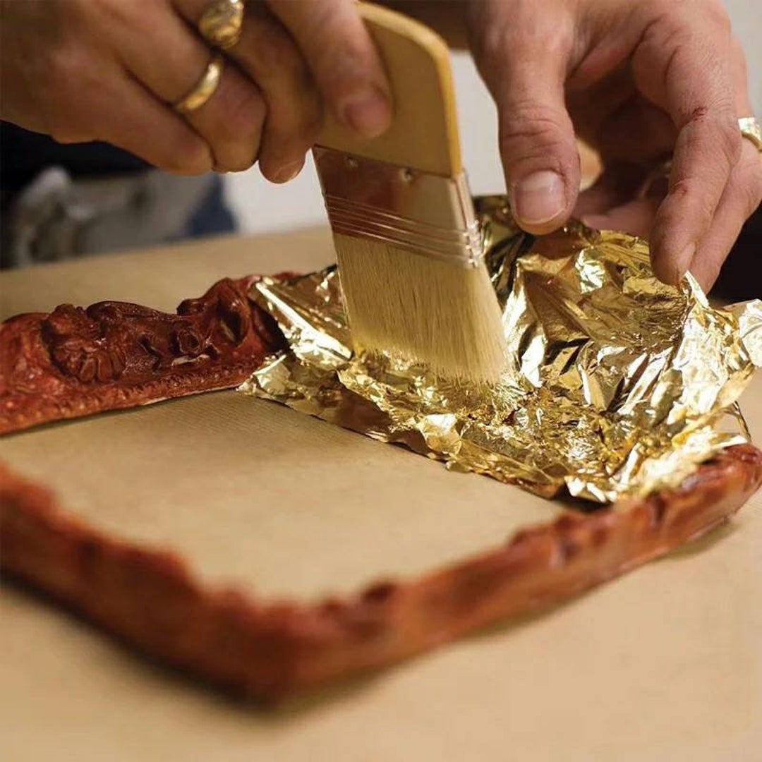 Láminas de pan de oro hojas de mayor tamaño hoja suelta - Etsy España