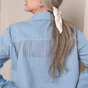 Denim Jacket PDF Sewing Pattern Sizes Xxs-s/crop Jacket Pattern EU34-38 ...