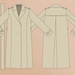 Women Trench Coat PDF Sewing Pattern Sizes M-XL / Summer Coat Pattern ...