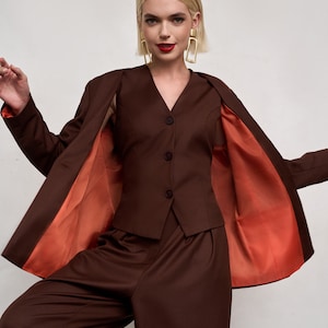 Collarless Blazer Sewing Pattern Sizes XXS-3XL/ Woman Jacket PDF Sewing ...