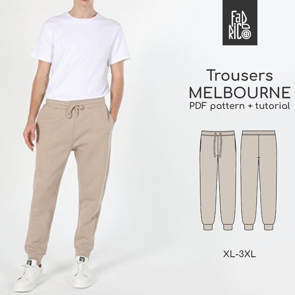 Loose Fit Pants Pattern - Etsy