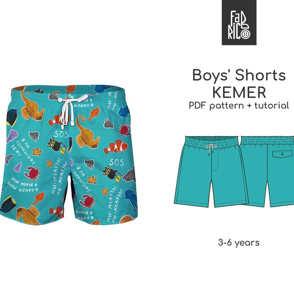 Toddler Shorts Pattern - Etsy
