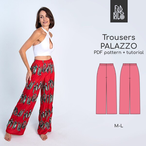 Loose Fit Pants Pattern - Etsy