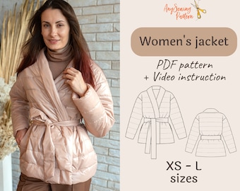 Puffer Coat Pattern | Etsy